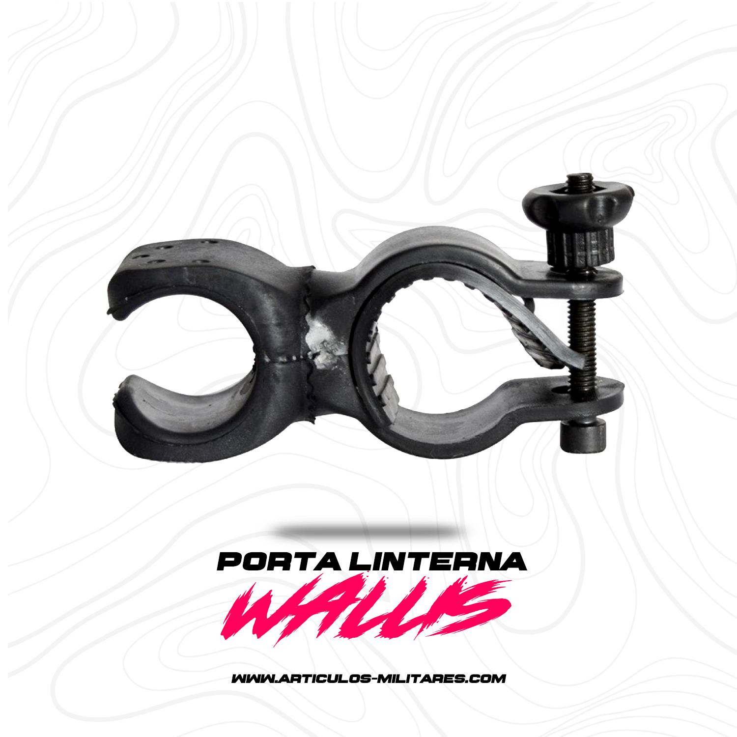 Porta Linterna Para Bicicletas Wallis de Polimero – Residen Evil Militaría