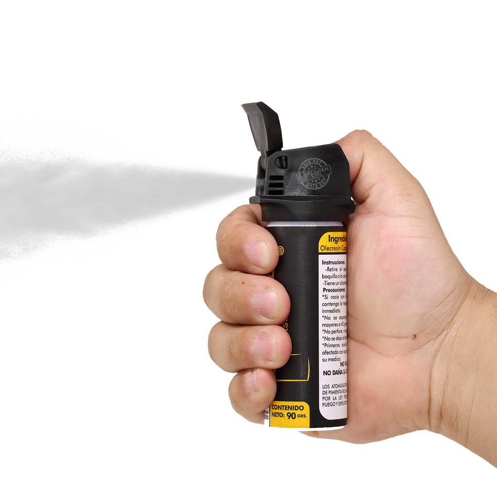 Gas Pimienta Lacrimogeno 90 gr Con Tapa De Seguridad Marca Maxima ...