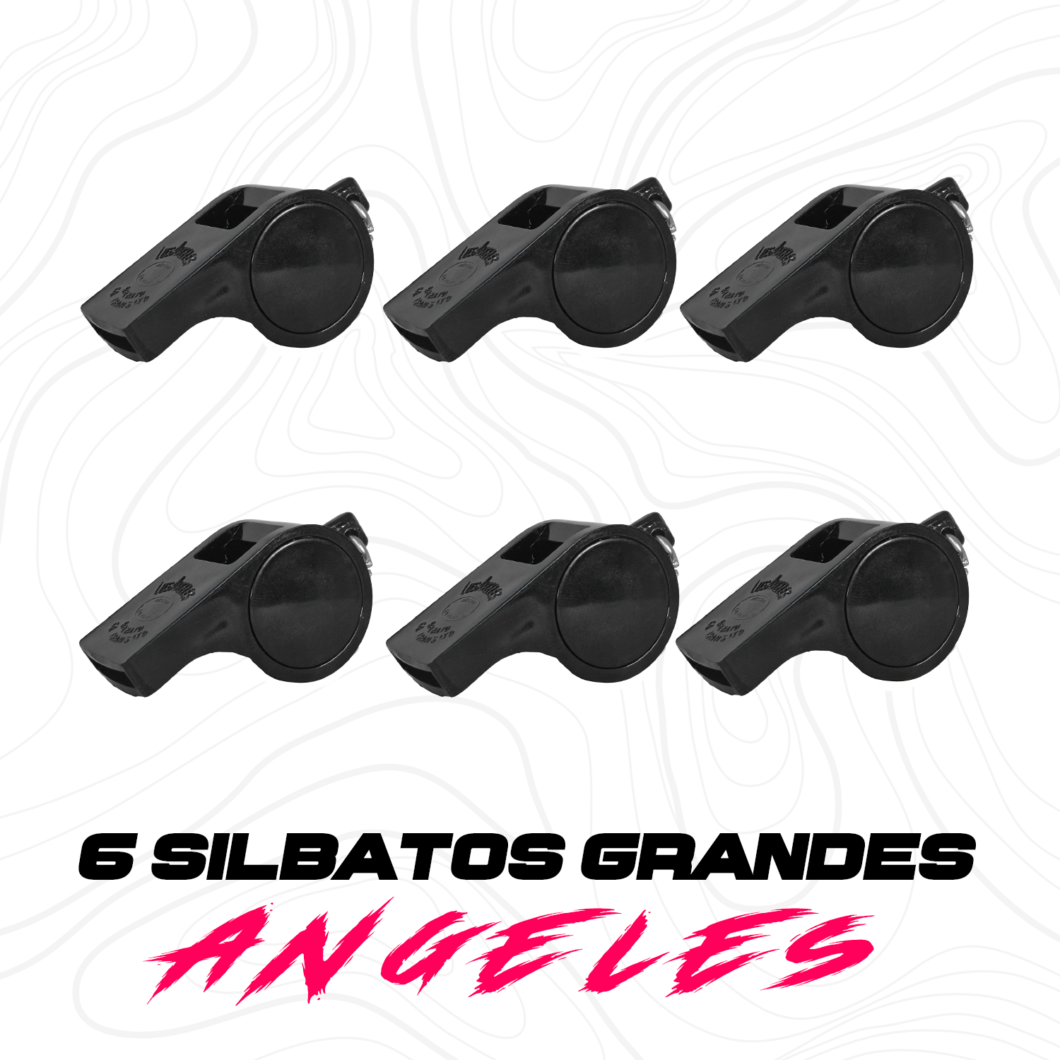 6 Silbatos Albitro Marca Angeles Grande Seguridad – Residen Evil Militaría