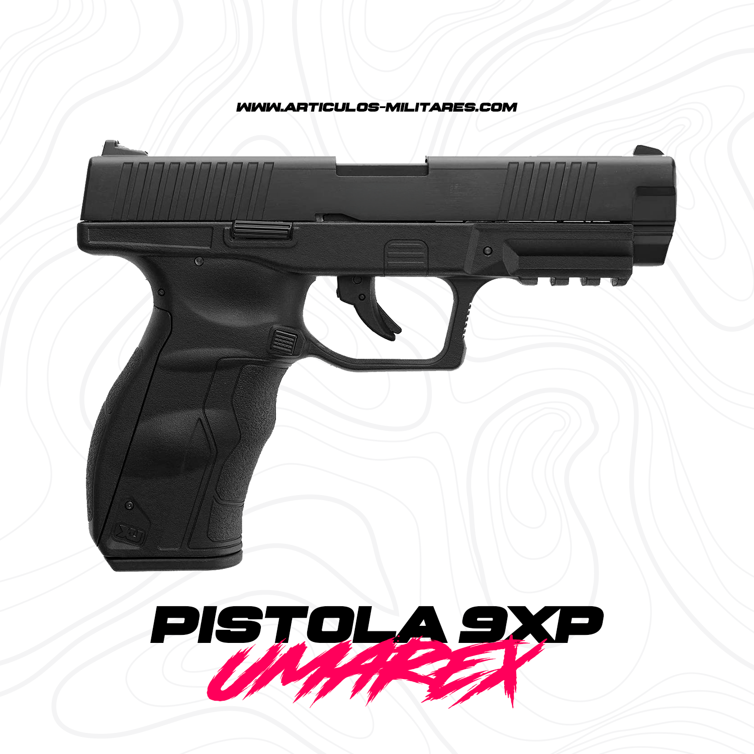 Pistola 9XP Blowback De Co2 UMAREX – Residen Evil Militaría