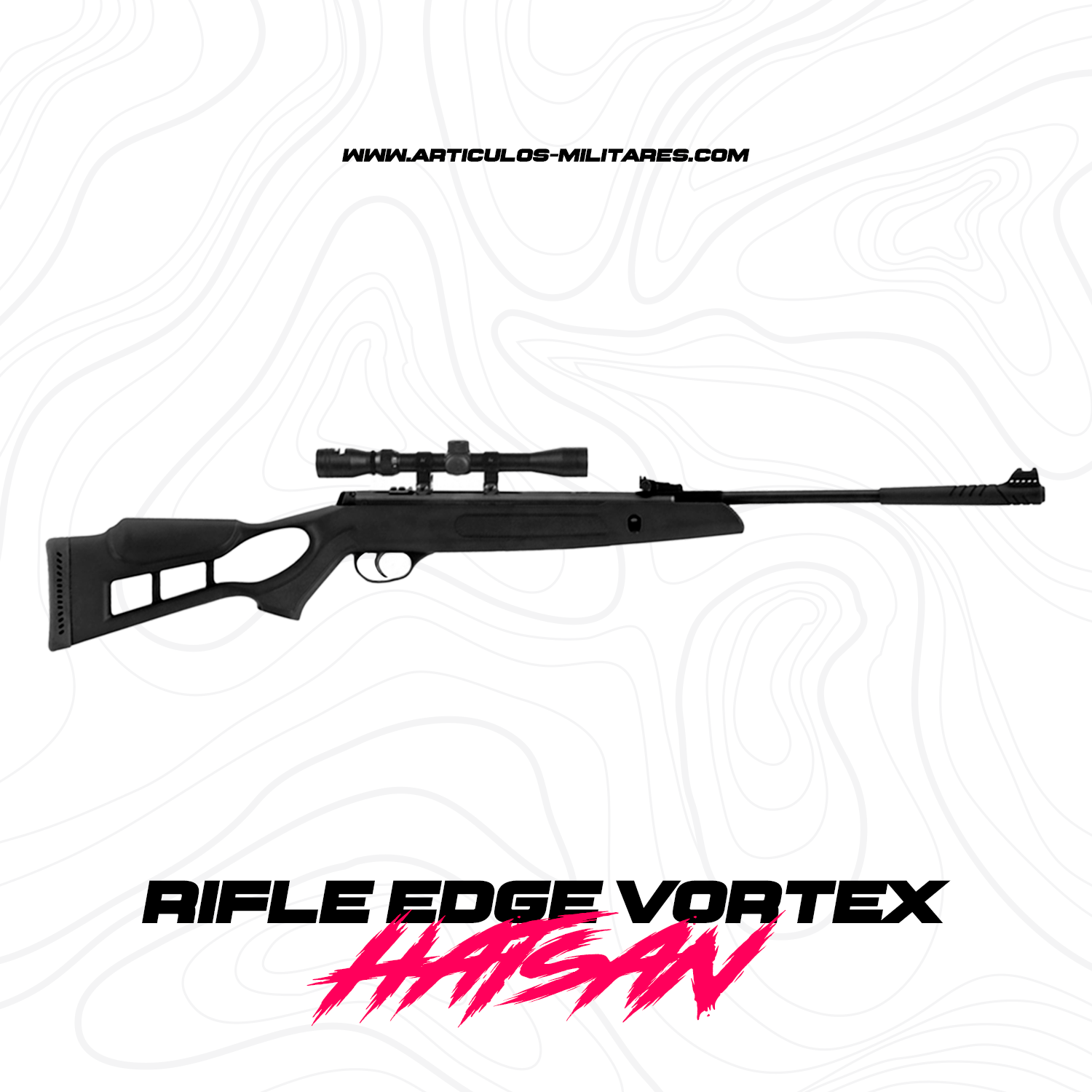 Rifle Edge Vortex Nitropistón 5.5mm Con Mira 3-9x32 HATSAN – Residen ...