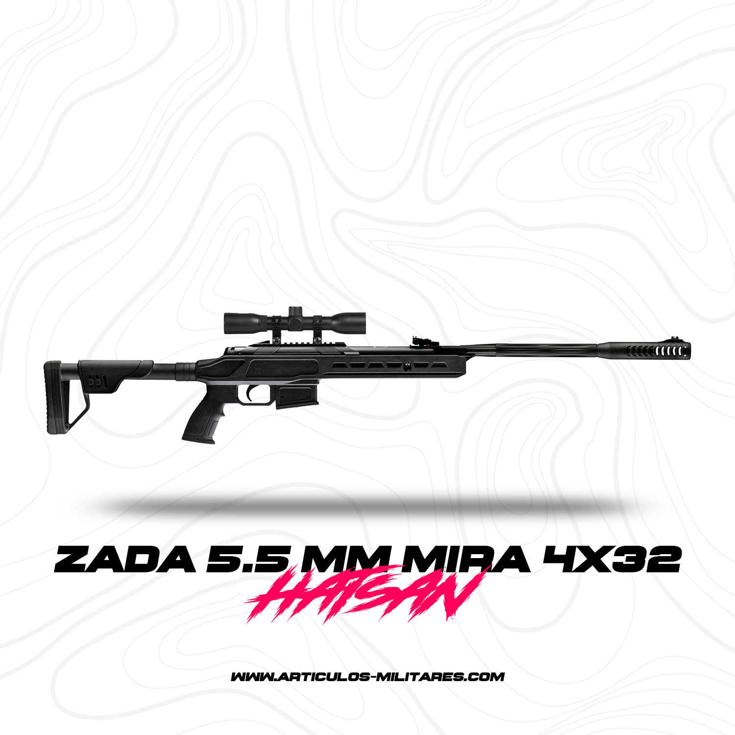 Rifle Hatsan Zada 5.5mm Con Mira Incluida | Residen Militar – Residen ...