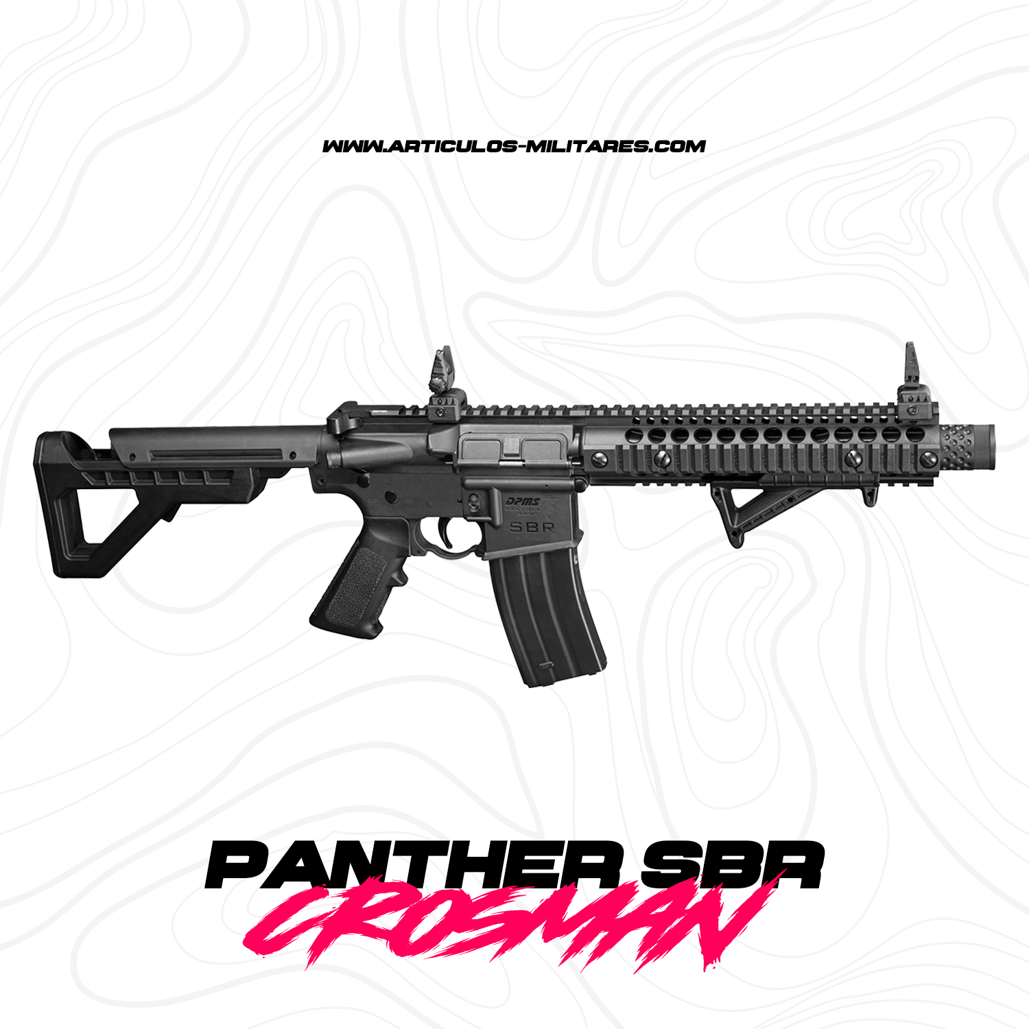 Rifle automático SBR Panther DPMS Crosman - Rifles de Aire - Militaría ...