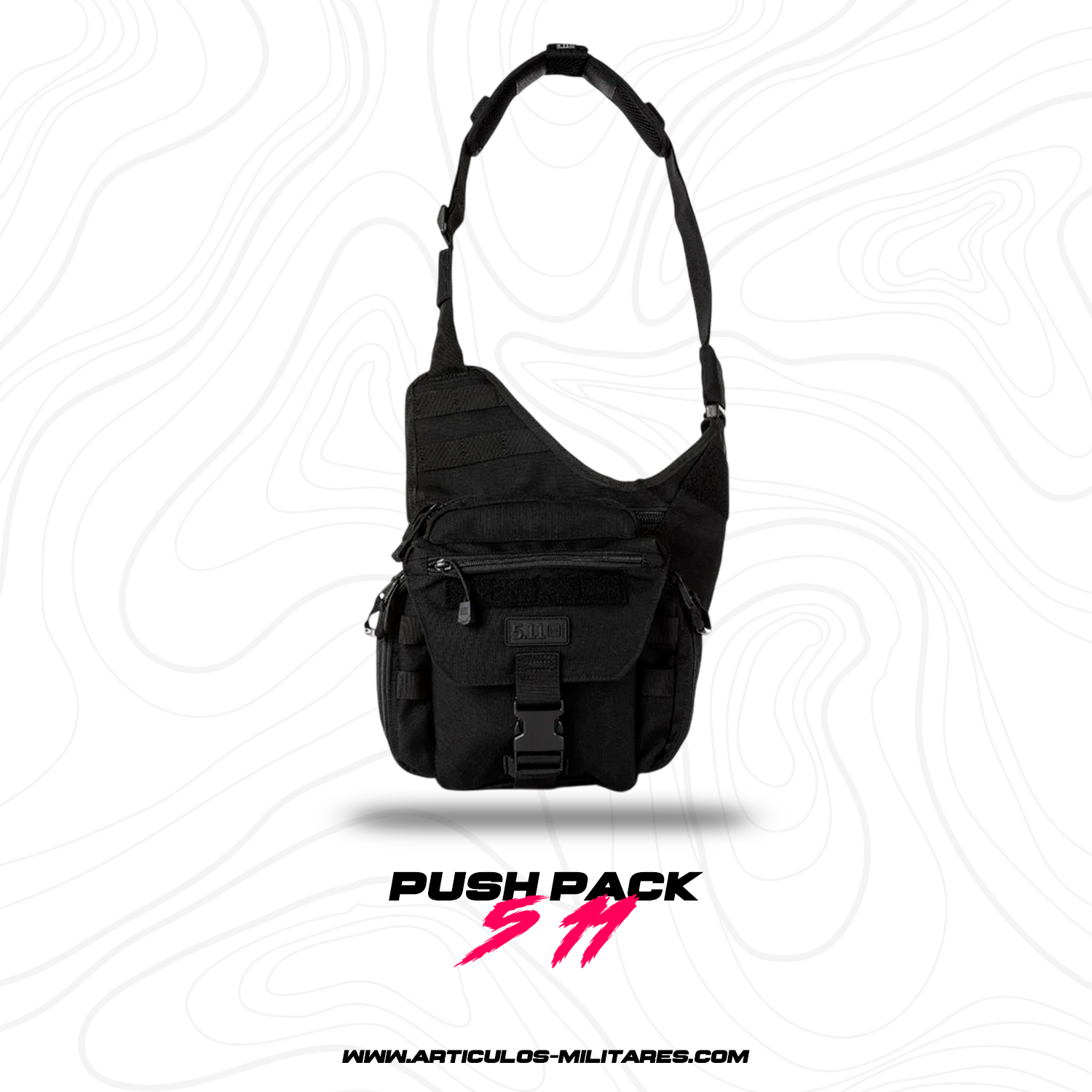 Mochila Táctica Push Pack 5.11 Tactical Negro | Residen Militaría ...