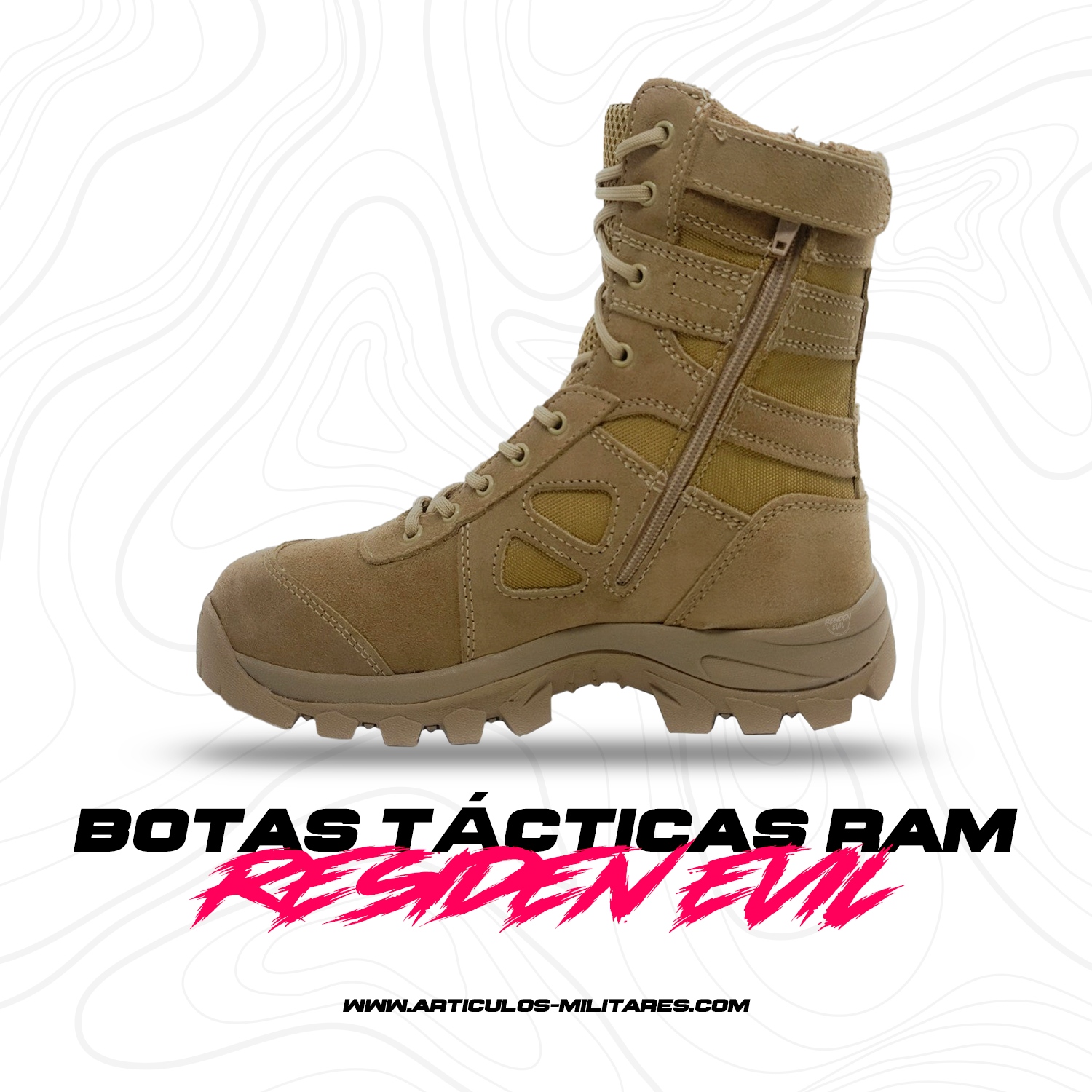 Botas Tacticas Militares Modelo Ram Para Hombre y Dama – Residen Evil ...