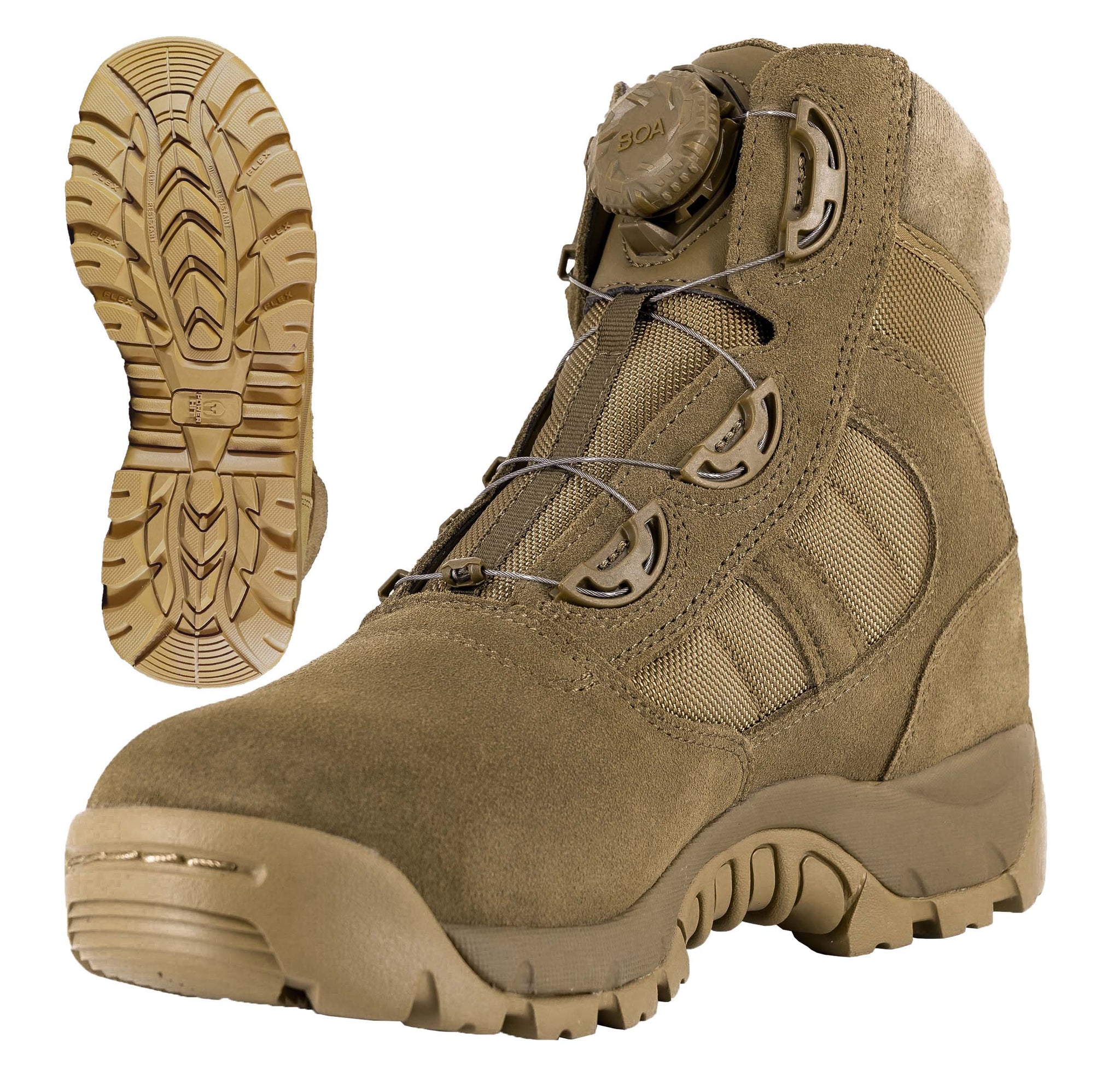 Botas Táctica Power Hit Boa System 6.0 Coyote – Residen Evil Militaría